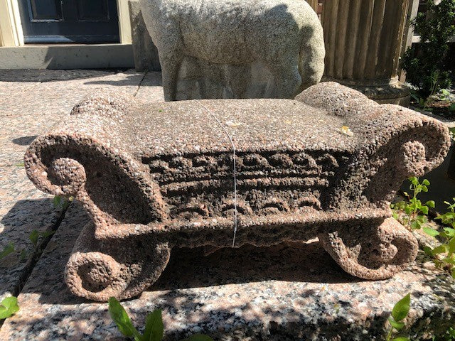 Cast Stone Ottoman - Fletcher Steel Design Reproduction – Hortus by ...